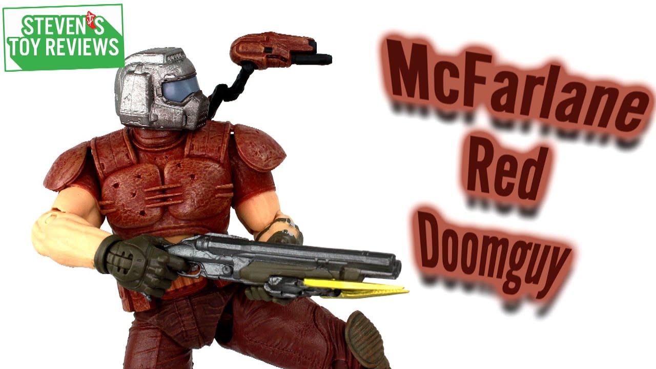 McFarlane Doom Eternal Red Classic Doomguy Review - YouTube
