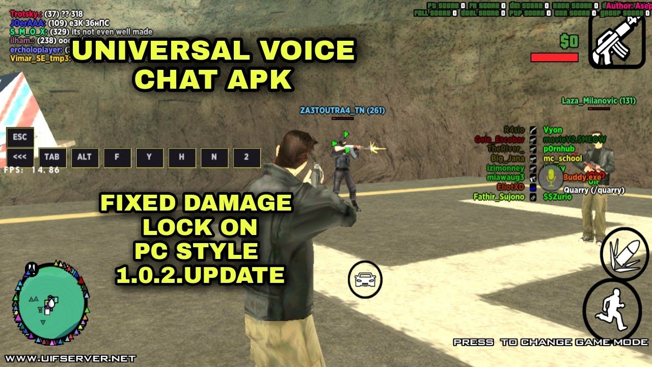 GTA SAMP UNIVERSAL APK VOICE CHAT - YouTube