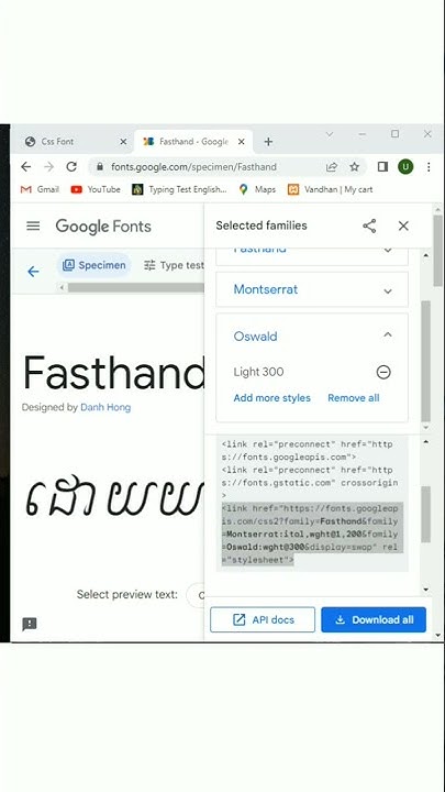 How to use Google font-family in Bangla - YouTube