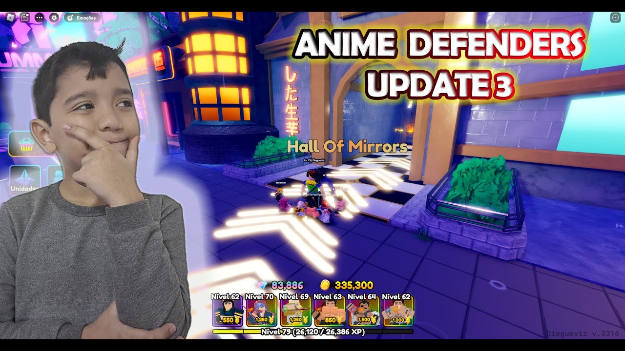 Anime Defenders Hall of Mirrors Novo Game Mode Update 3 - YouTube