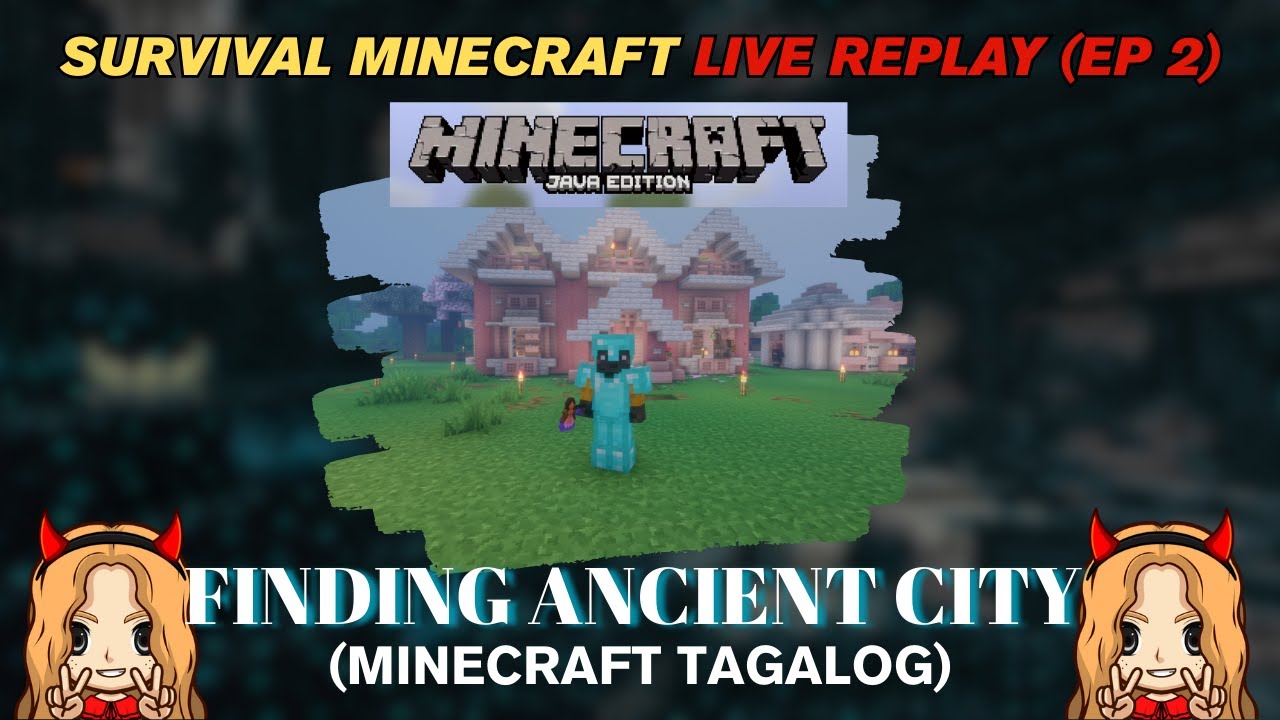 Finding Ancient City in Survival Minecraft Server - Java Edition | Live ...