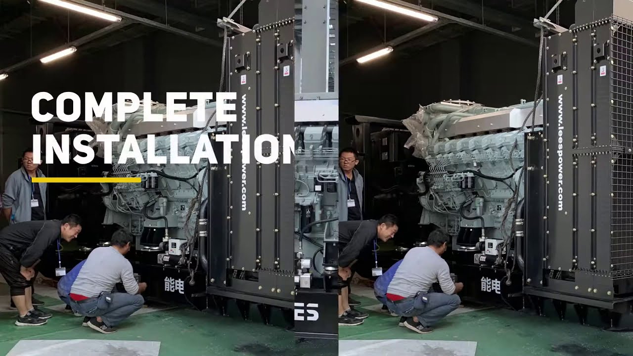 SHIPPING | 2MW 10.5KV HIGH VOLTAGE DIESEL GENERATOR - YouTube