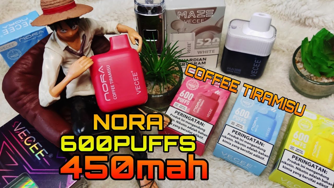 NORA DISPOSABLE BY VECEE 600puffs Soal rasa cukup OK - YouTube