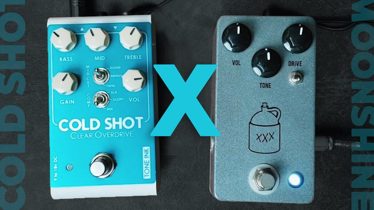 COLD SHOT (TONE INK) X MOONSHINE (JHS) / COMPARATIVO TUBE SCREAMER ...