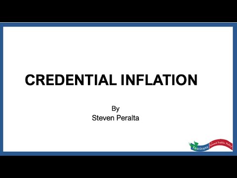 Former Intel Worker Steve Peralta Presents - Credential Inflation in ...