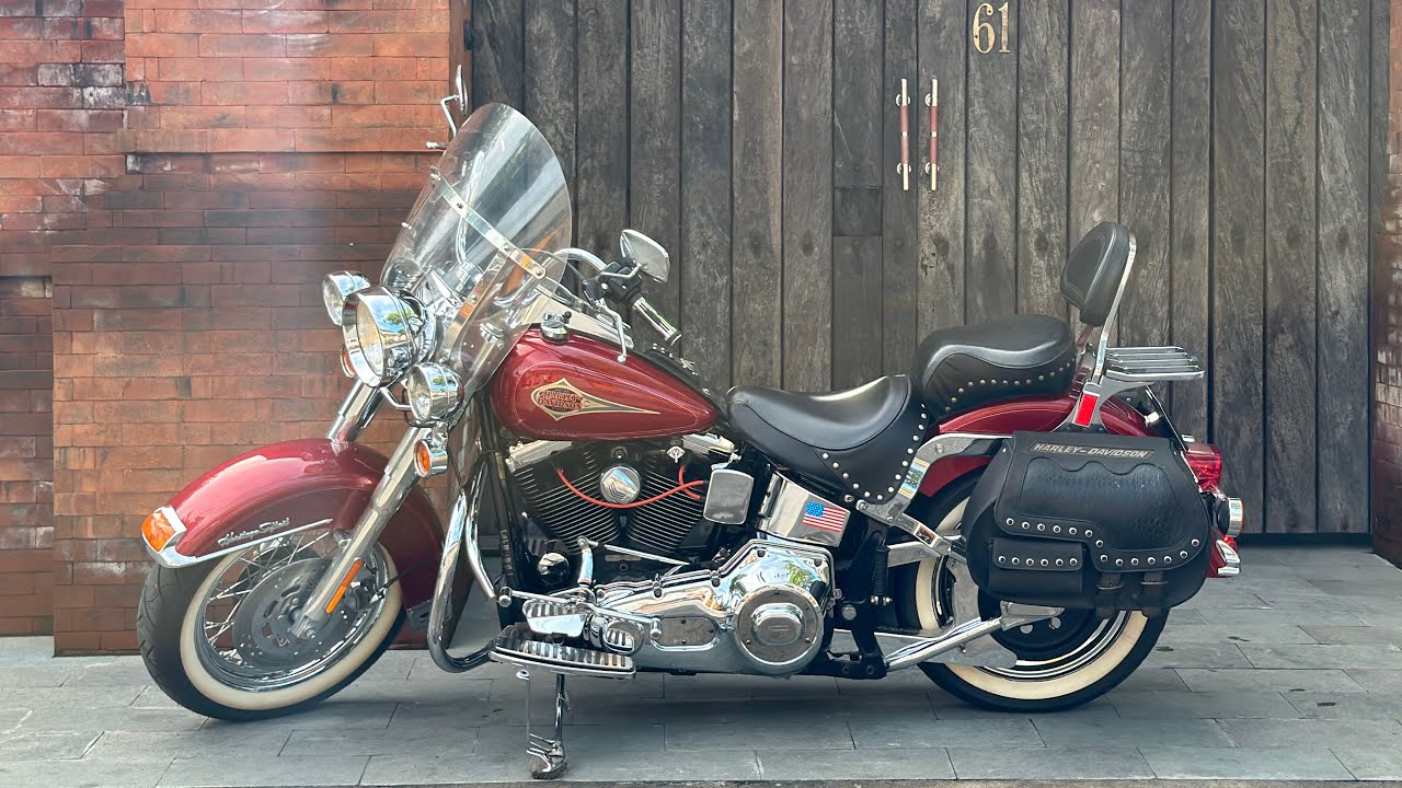 HARLEY DAVIDSON HERITAGE SOFTAIL 1996 EVO - YouTube