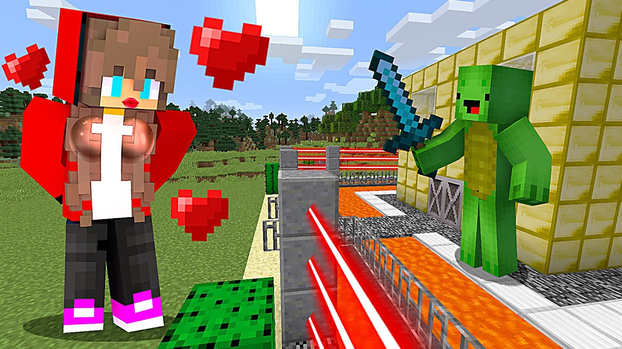 Maizen Girl vs Security House - Minecraft gameplay Thanks to Maizen JJ and Mikey - YouTube