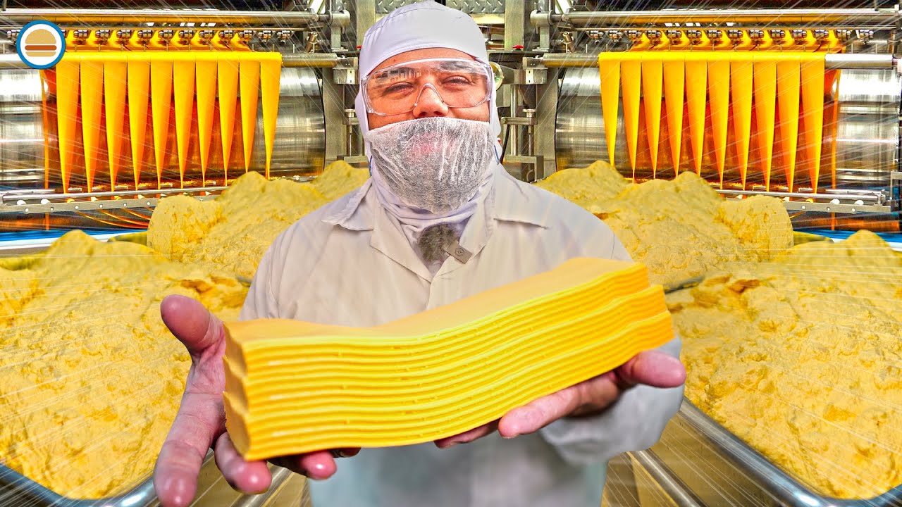 COMO FUNCIONA UMA FÁBRICA DE QUEIJO PROCESSADO | Hambúrguer Perfeito ...