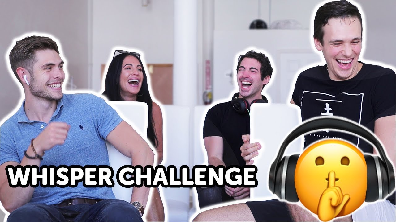 The Whisper Challenge - ft. Brandon Walsh, Jen The Body Painter, & Nick ...