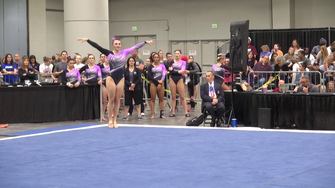 SRE Cami Klein, DeVeaus | L10 Floor 2018 JO Nationals - YouTube