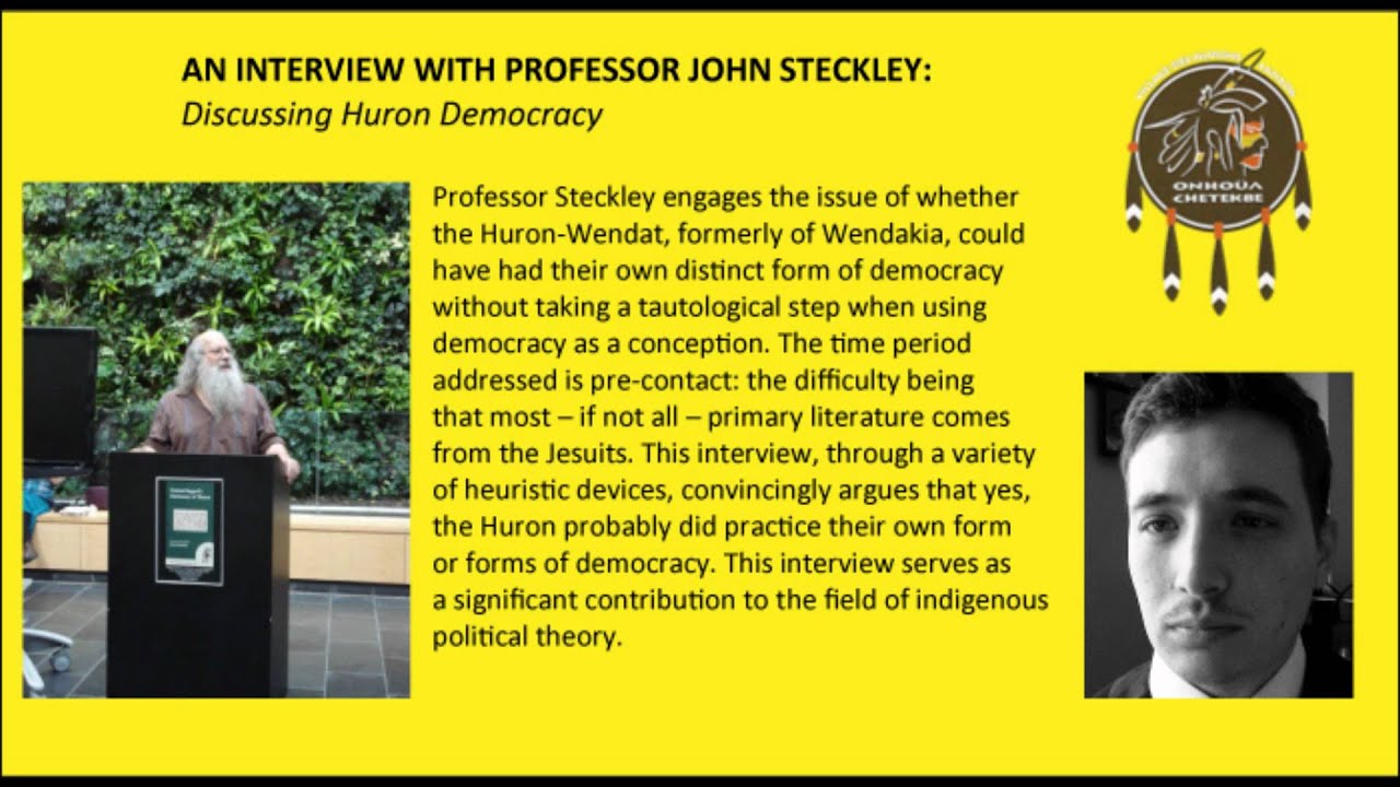 An Interview with Professor John Steckley.wmv - YouTube