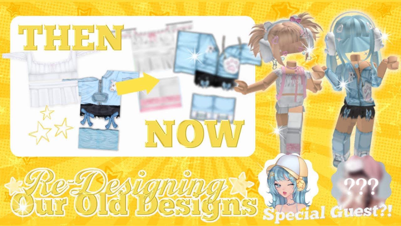 REDESIGNING OUR OLD DESIGNS | FIRST COLLAB VIDEO EVER ⋆𖦹.' - YouTube