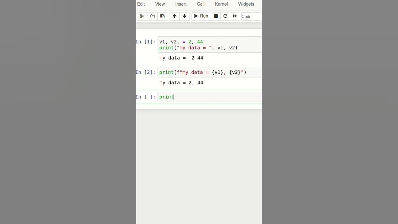 Python: f-string for printing variables - YouTube
