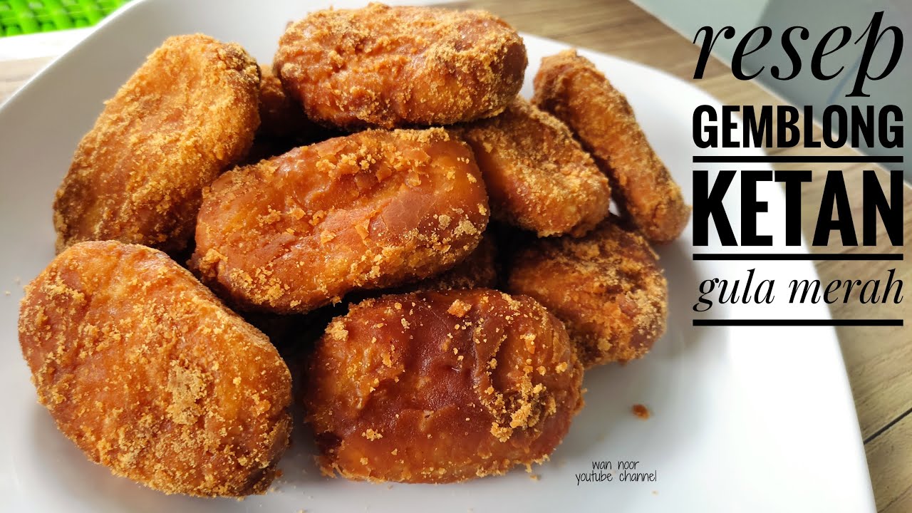 Resep Gemblong Ketan Gula Merah - YouTube