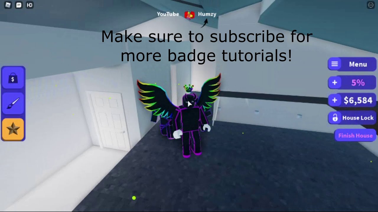 How To Get The SECRET ROOM BADGE in HOUSE TYCOON! - YouTube