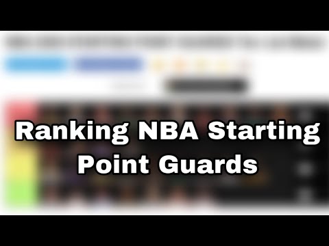 Ranking Every NBA Starting Point Guard | NBA Tier List - YouTube