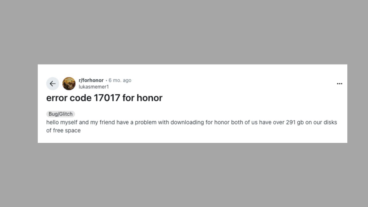 How To Resolve For Honor Error Code 17017? - YouTube