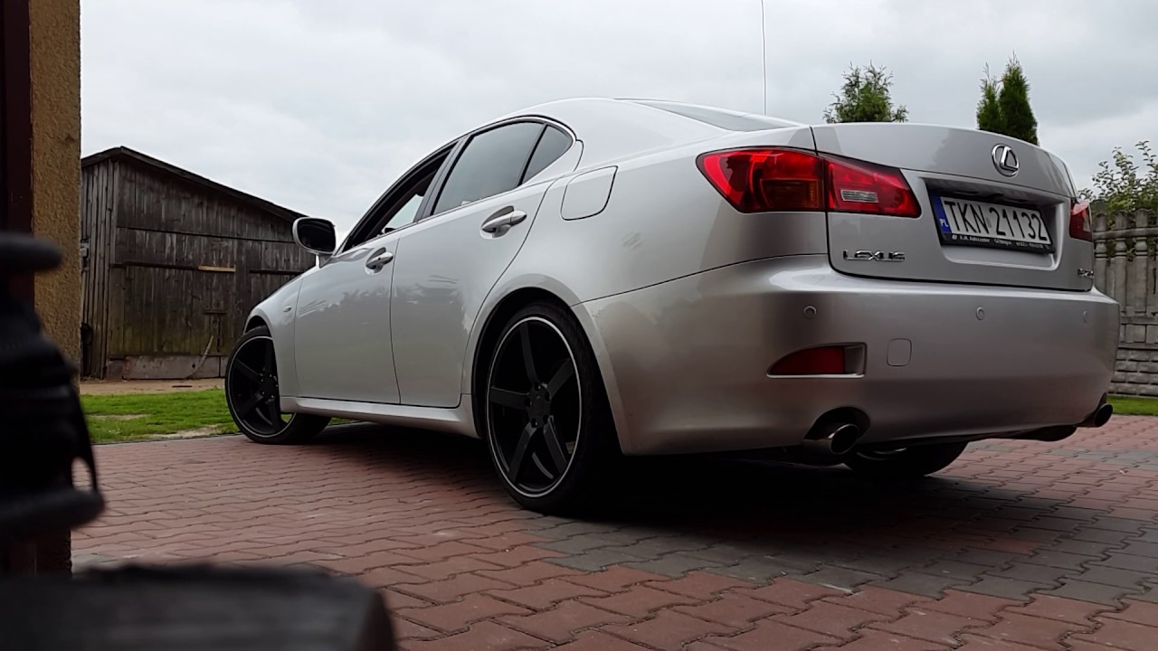Lexus IS250 V6 exhaust sound stock - YouTube