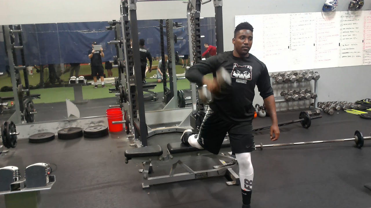 SA DB Split Squat Snatch - YouTube