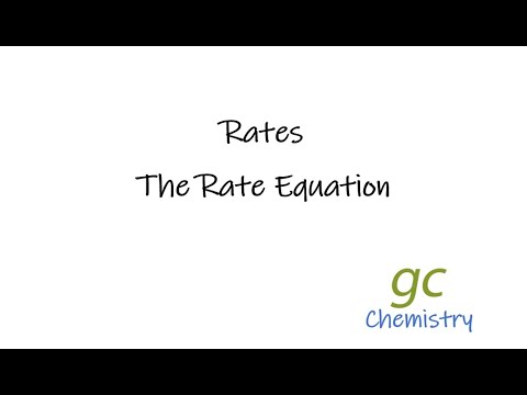 The Rate Equation - YouTube