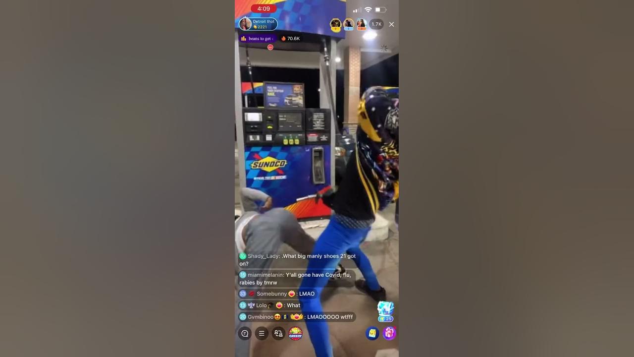 Detroit Thot 21 Dancing At The Gas Station Youtube