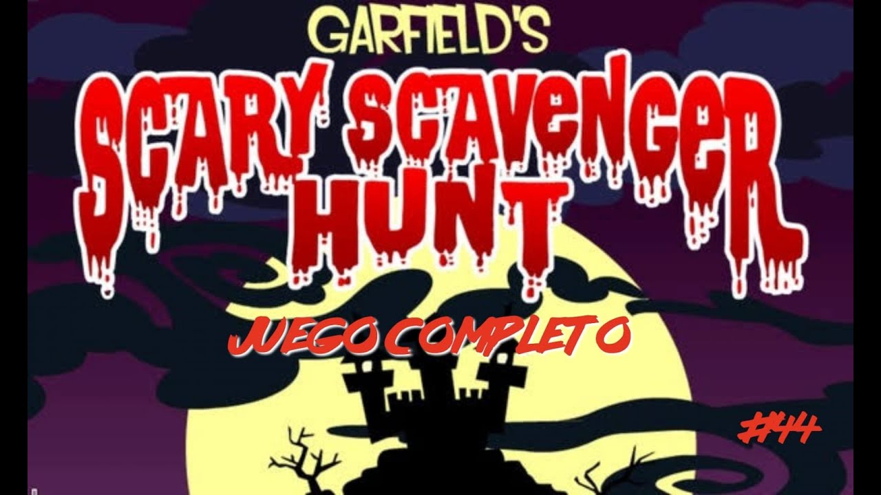 Garfield Scary Scavenger Hunt JUEGO COMPLETO #44 - YouTube