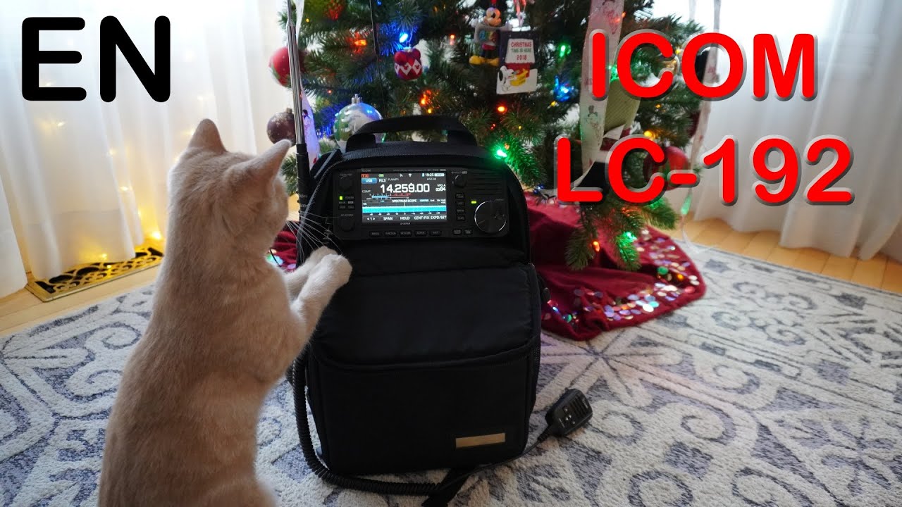ICOM LC-192 - IC-705 QRP backpack review - YouTube