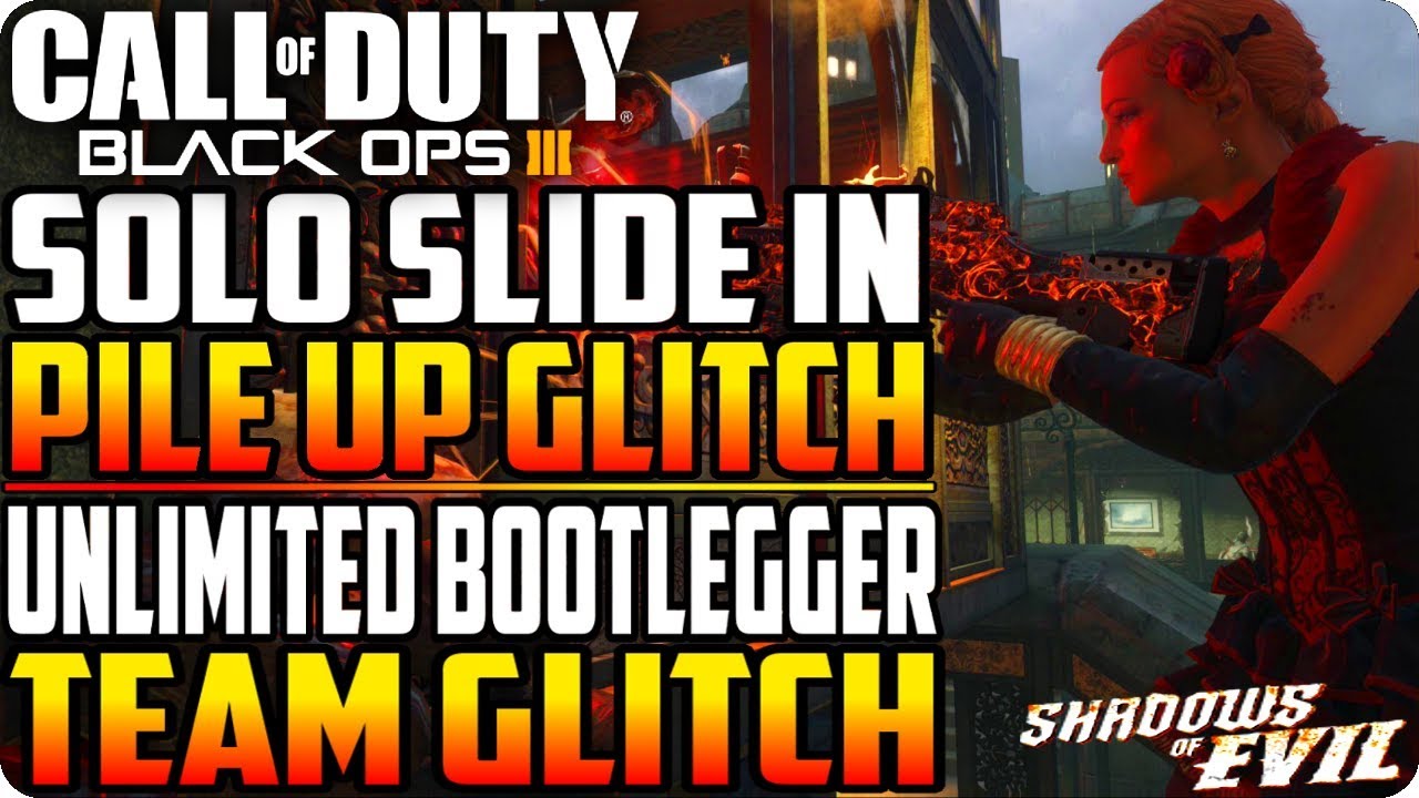 BO3 Zombie Glitches: Shadows Of Evil Slide In Pile Up + Team Unlimited ...