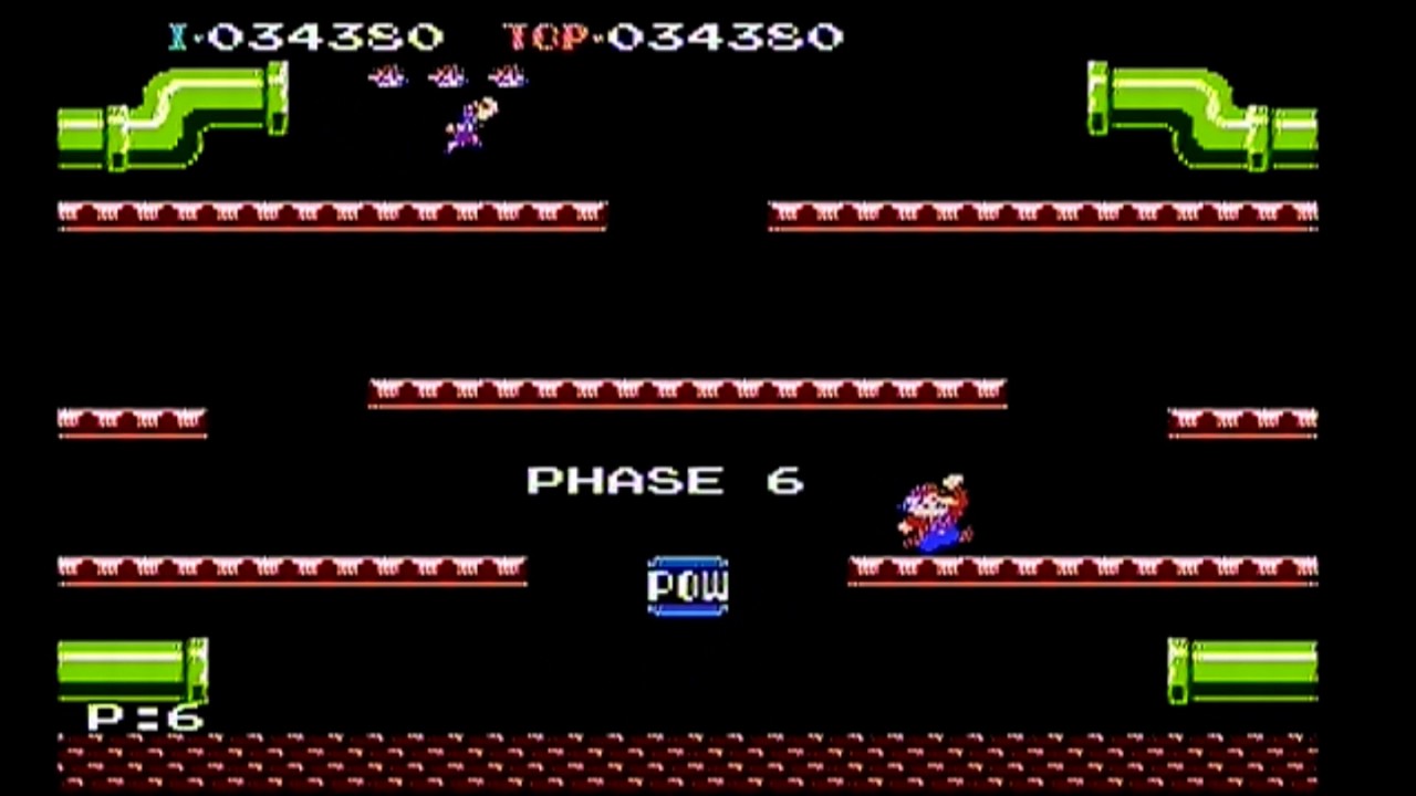 Retro Gameplay (2) NES Mario Bros. - YouTube