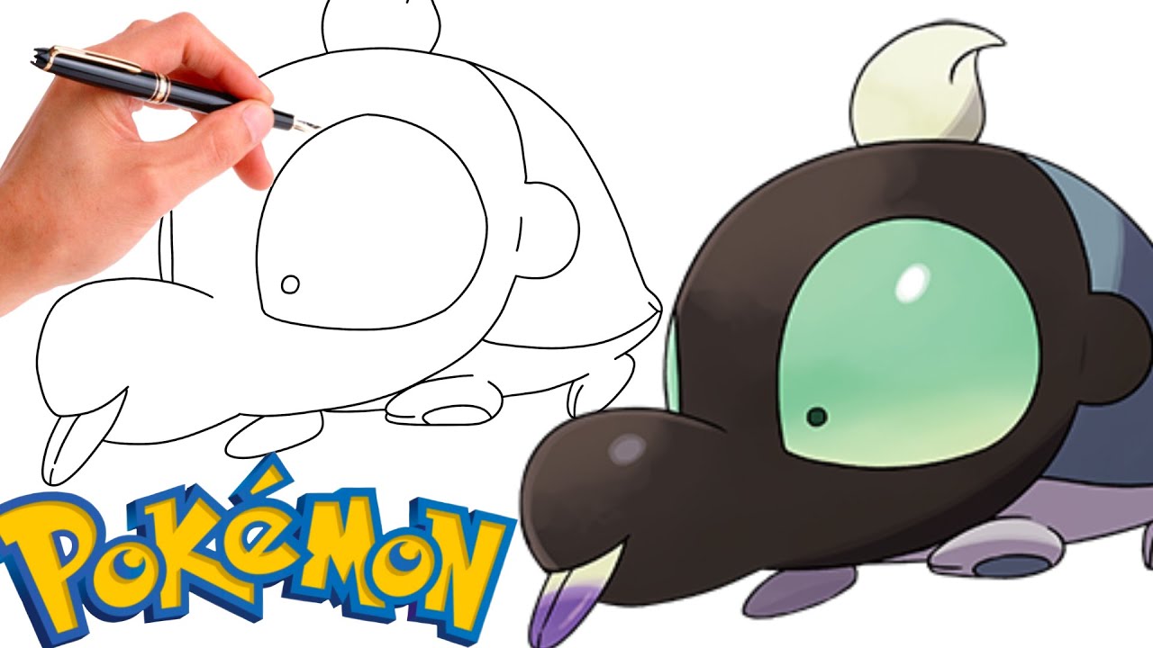How To Draw SHROODLE POKEMON #944 | Generation 9 - YouTube