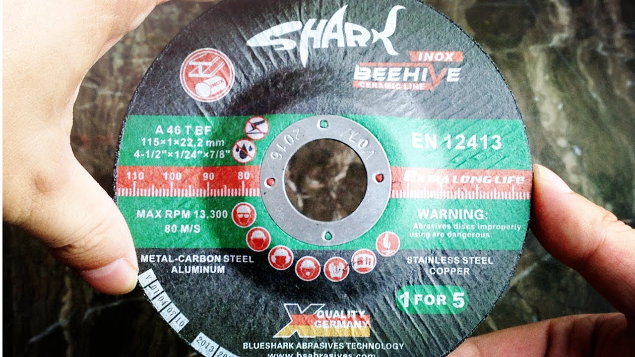 Blueshark Superthin Cutting Discs - YouTube