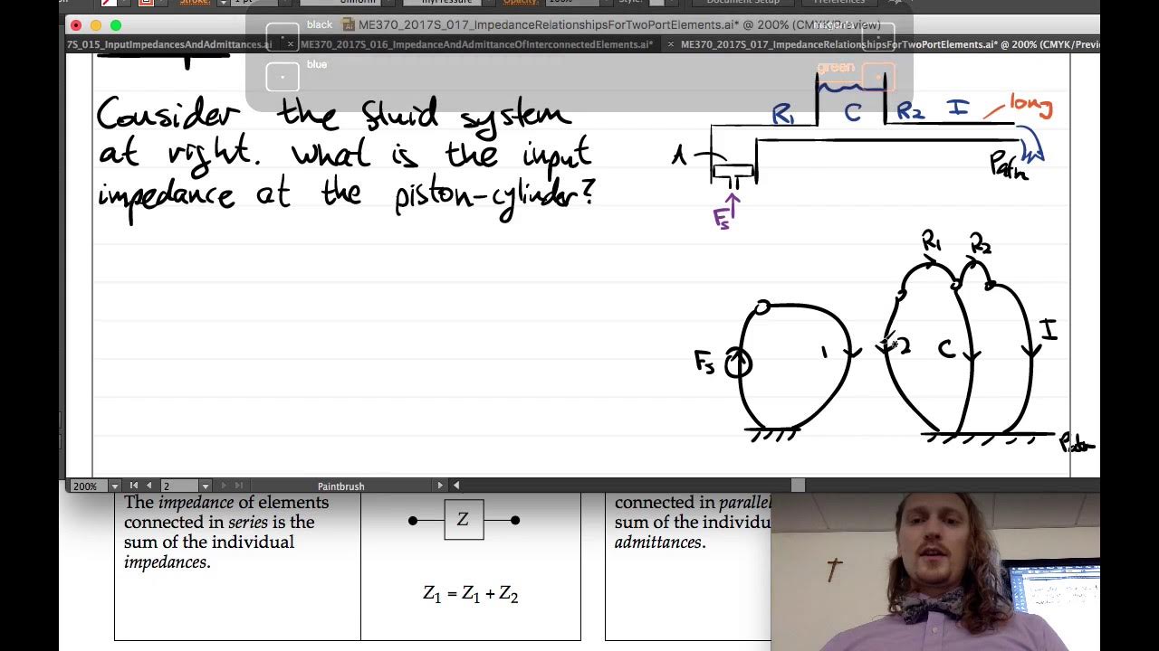 System Dynamics and Controls: Lecture 017 Impedance Relationships of Two Port Elements. - YouTube