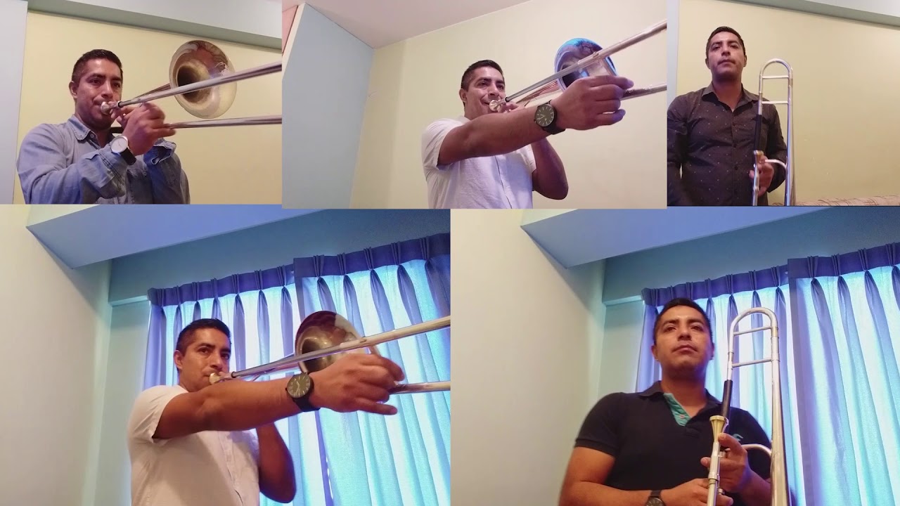 AUTUMN LEAVES (TROMBONE QUINTET) - YouTube