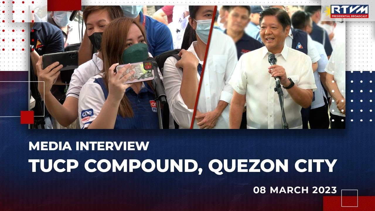 Media Interview in TUCP Compound, Quezon City 3/8/2023 - YouTube