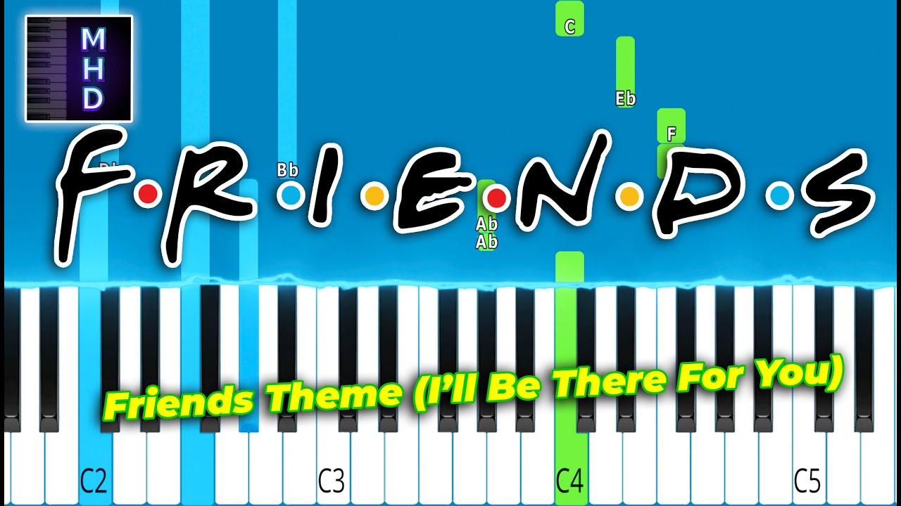 FRIENDS THEME (Piano Tutorial) - YouTube