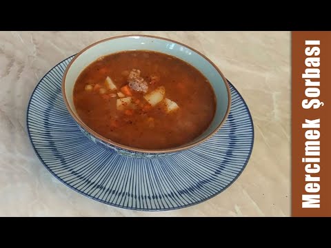 Merci Şorbası-Чeчeвичный cуп