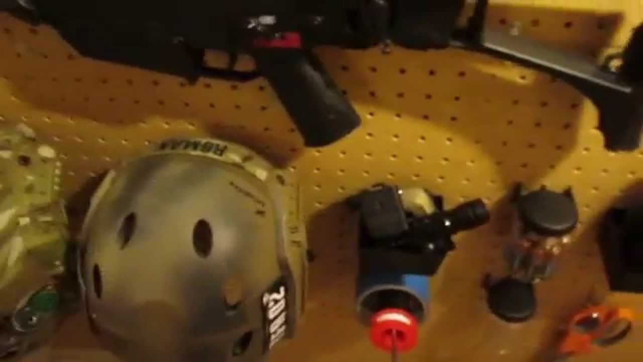 How I store my Airsoft Gear! Airsoft Gear Setup! Airsoft Closet! - YouTube