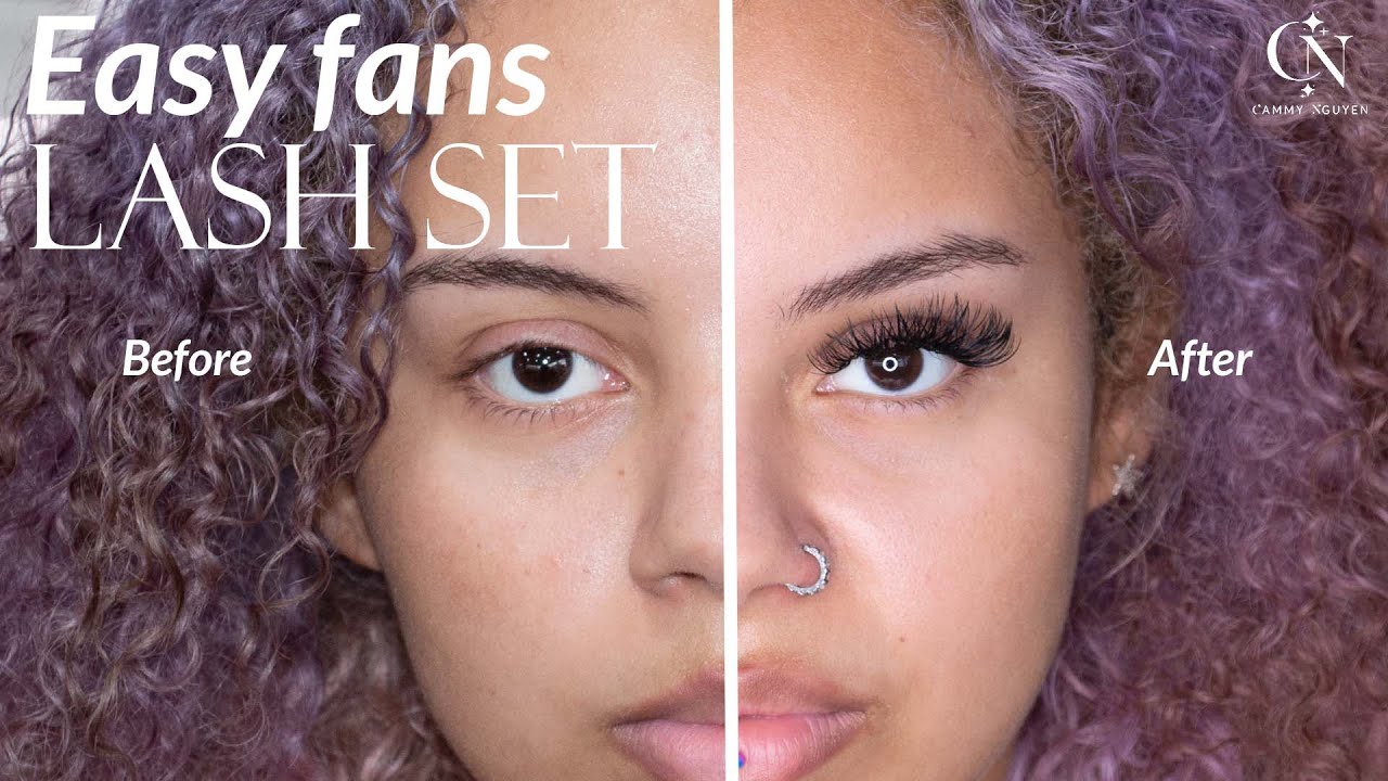 How To Work With Easy Fans Lash Extensions! - YouTube