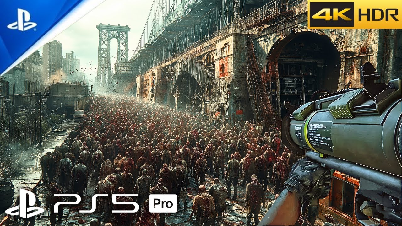 HORDE OF ZOMBIES (PS5 PRO) Realistic ULTRA Graphics (4K 60FPS HDR ...