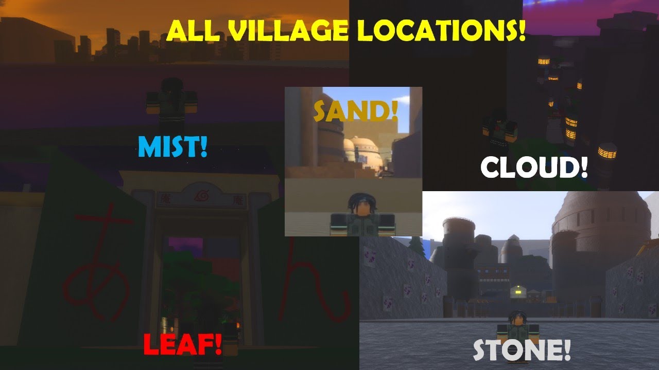 Shonen: Online 2 | ALL VILLAGE LOCATIONS | (FULL WALKTHROUGH) [Sand ...