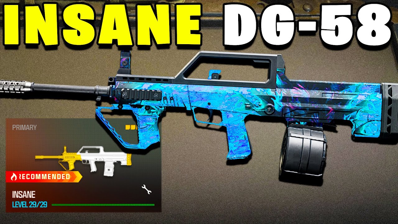 the new *INSANE* DG-58 LSW CLASS is CRAZY in WARZONE 3! (Best DG-58 LSW ...