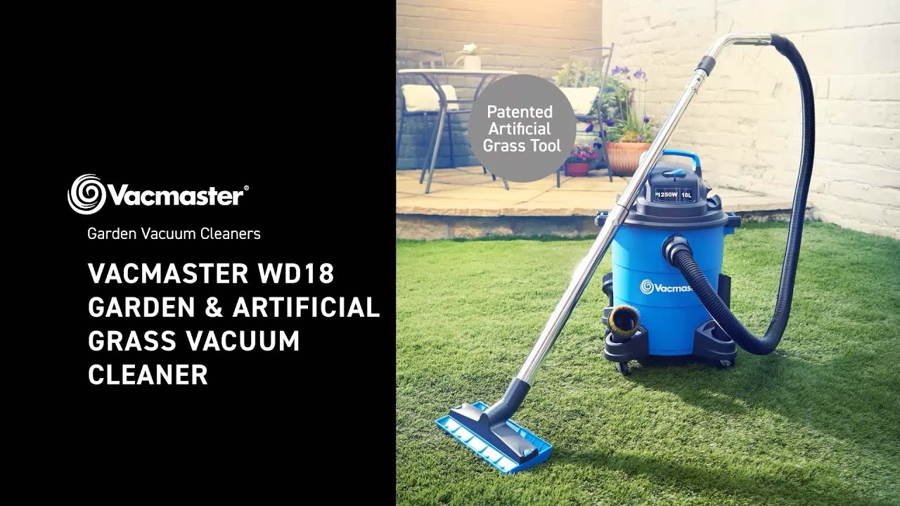 Vacmaster® WD18 Garden and Artificial Grass | Cleva Garden Vacuum ...