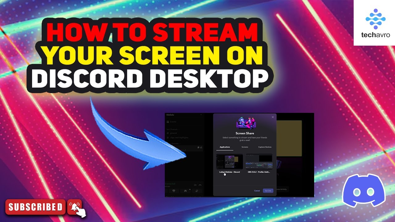 How to Stream Your Screen on Discord Desktop 2025 - YouTube