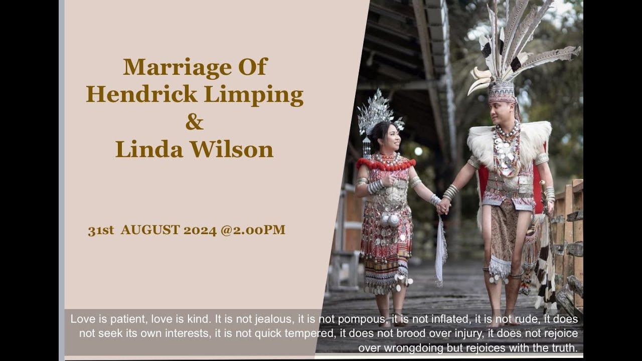 Wedding of Hendrick & Linda (31st August 2024) - YouTube