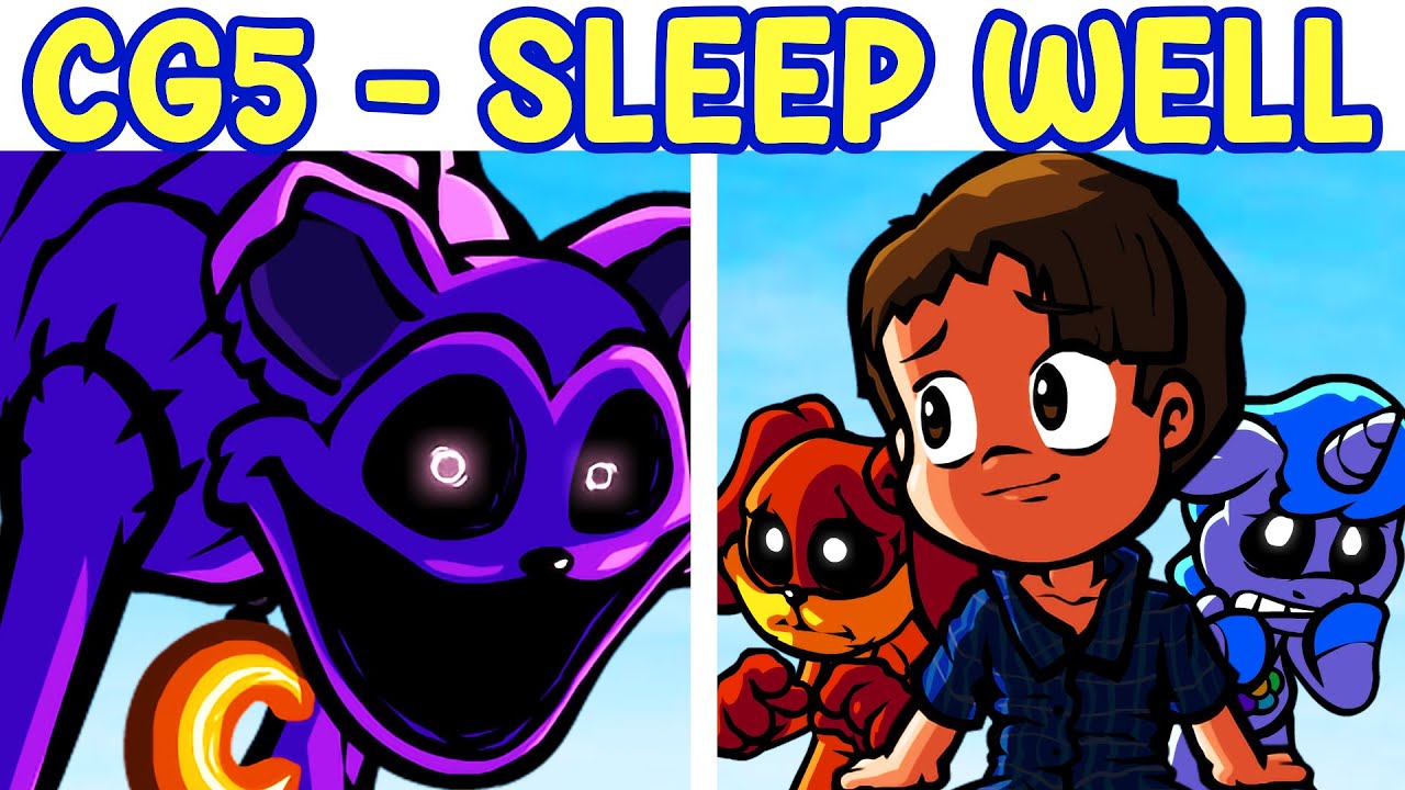 FNF SLEEP WELL (CG5) - VS Cat Nap // Poppy Playtime 3 - YouTube