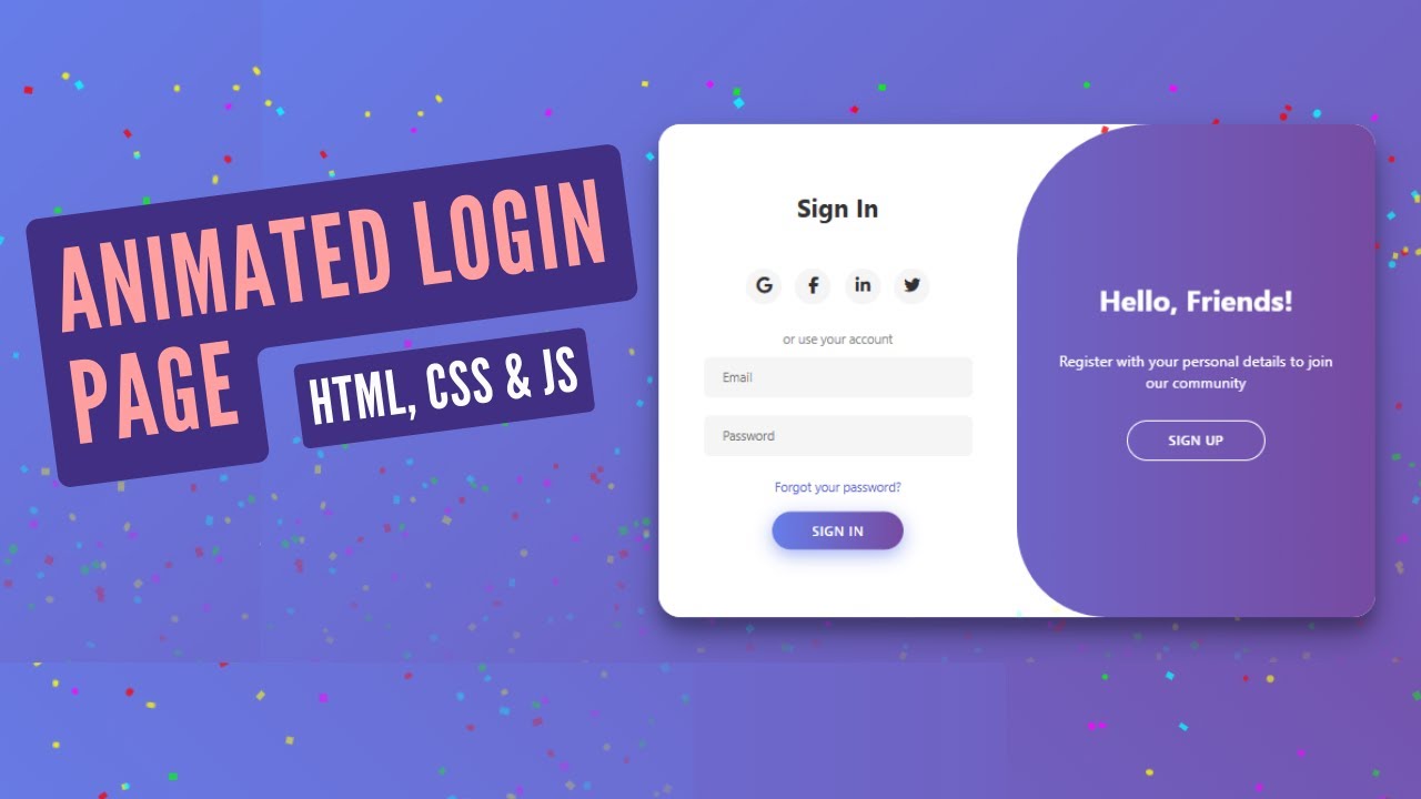 The COOLEST Login Page You’ll See Today – Full Code Breakdown - YouTube
