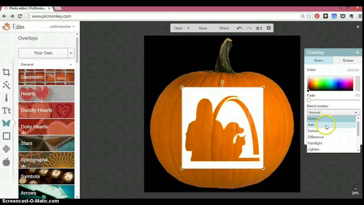 Create a logo pumpkin profile pic! - YouTube