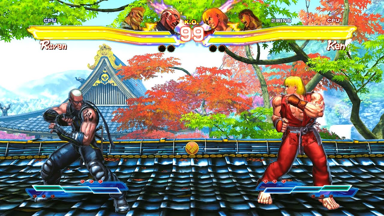 Raven & Jack X vs Ken & Ryu (Hardest) - Street Fighter X Tekken - YouTube