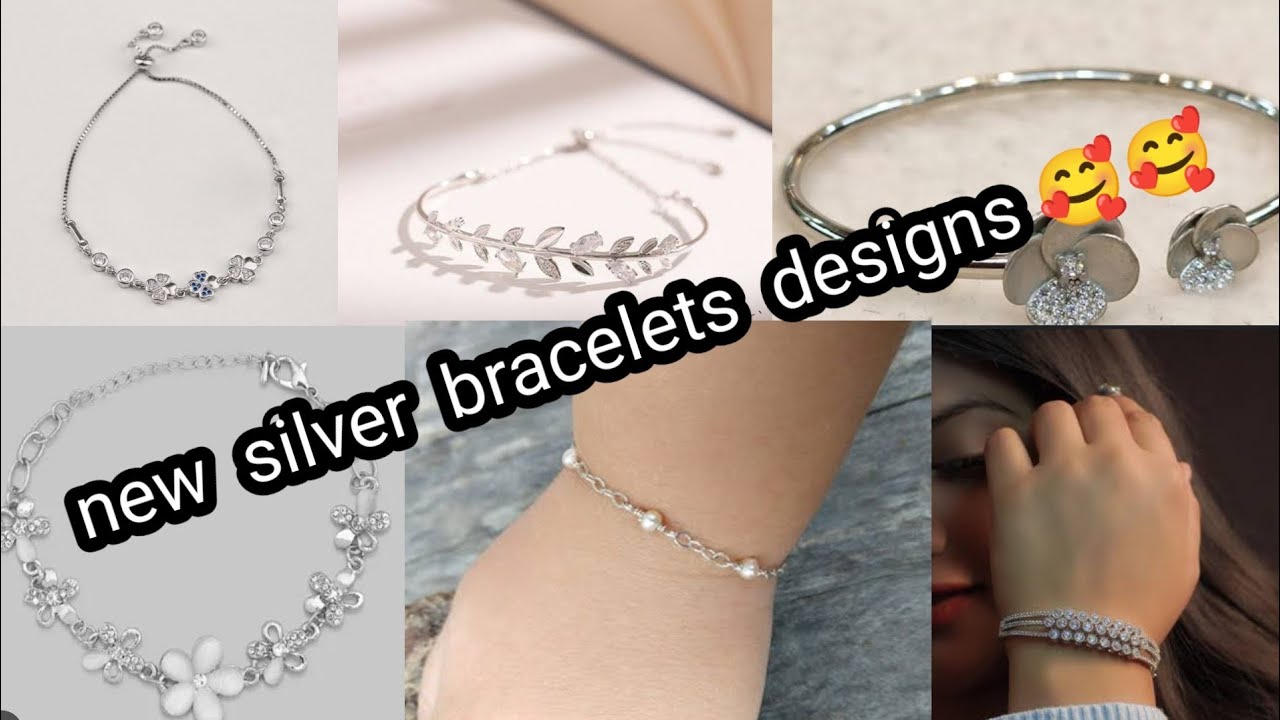 silver bracelet design for girls,silver bangles design for baby girl ...
