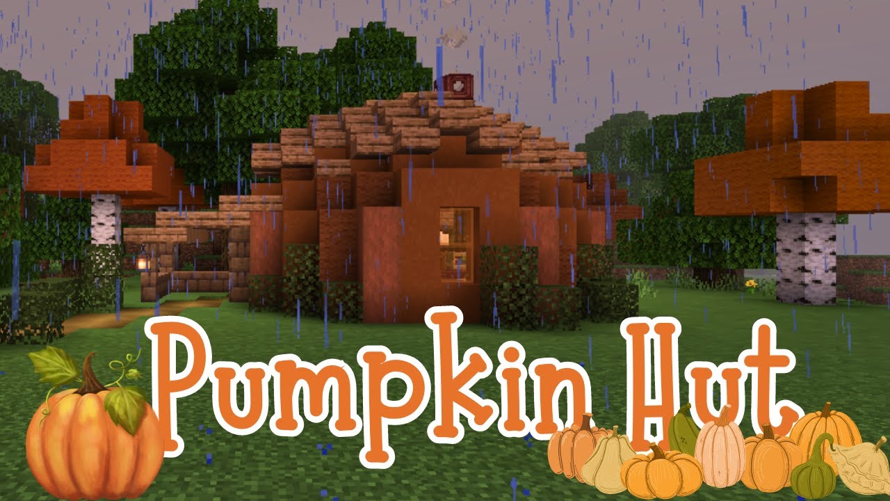 How to build a cozy pumpkin Hut | Speed Build | - YouTube